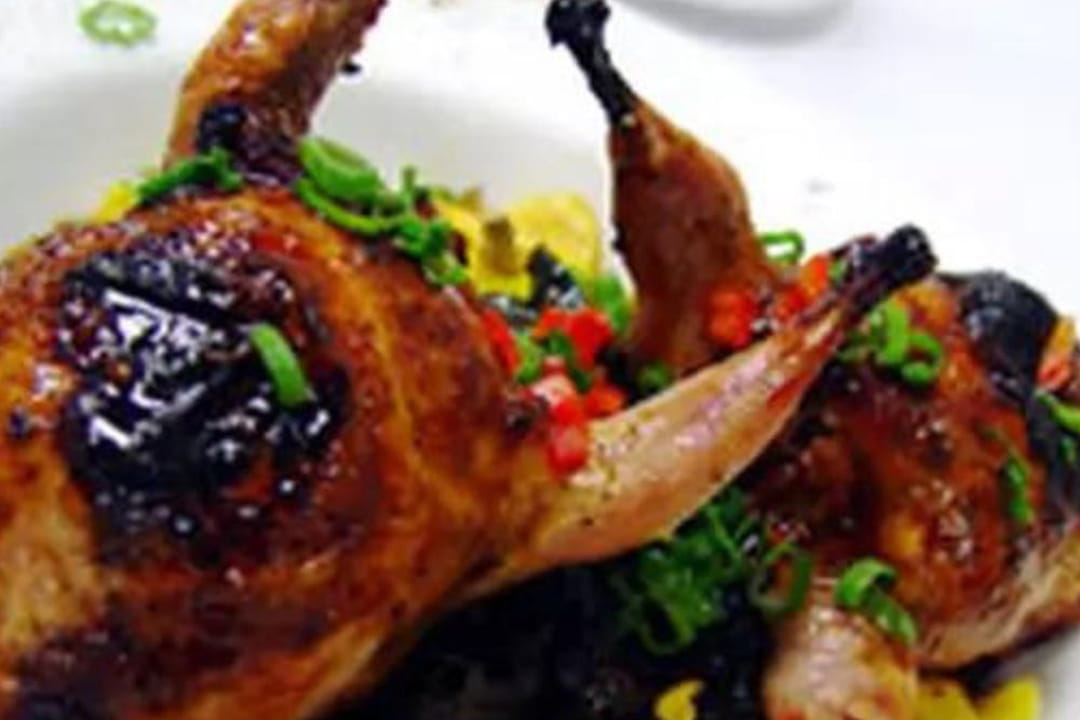 Cailles farcies aux épices