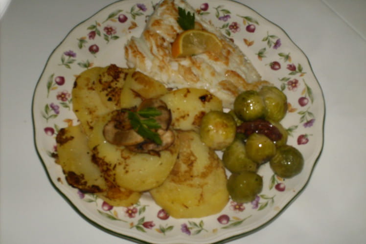 Recette de Morue fraîche grillée et ses légumes