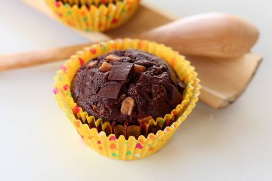 Muffin Chocolat & Caramel Mou