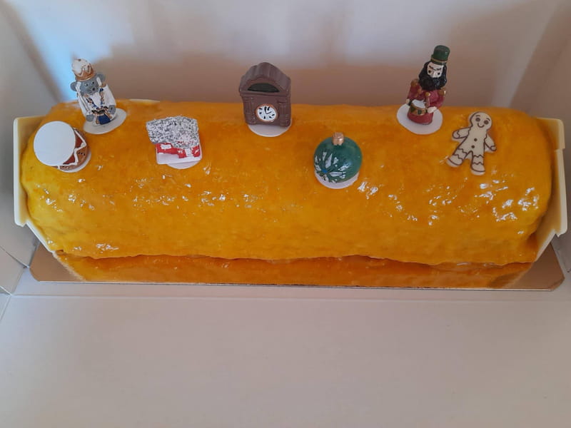 Recette de Bûche clémentine marrons