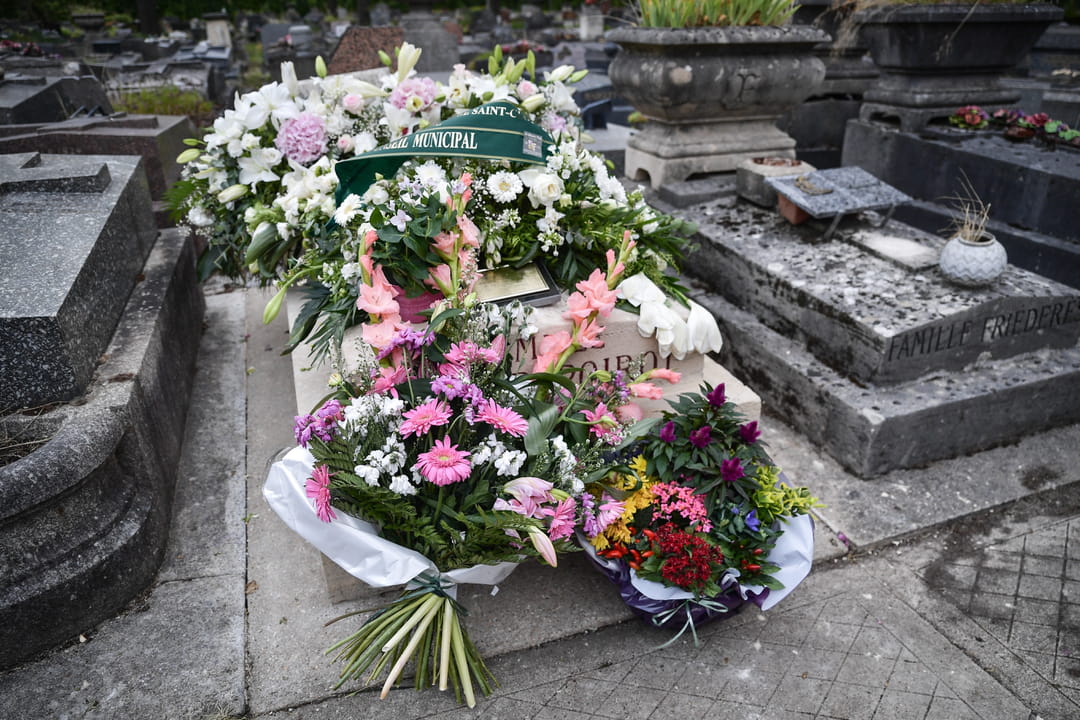 La tombe de Geneviève de Fontenay au cimetière d'Ivry-sur-Seine