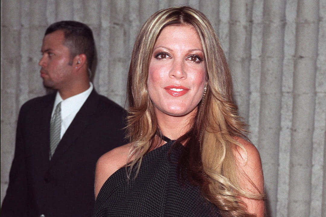 Tori Spelling à l'avant première de Scary Movie 2 en 2001