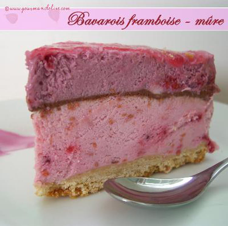 Recette de Bavarois framboise-mûre