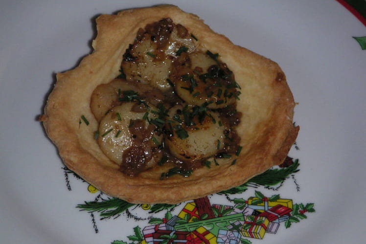 Recette de Coquilles Saint-Jacques en coque de pâte