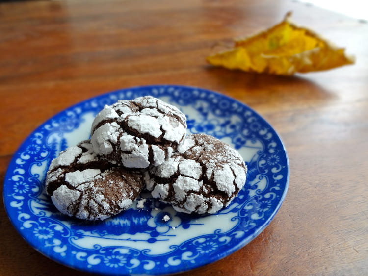 Recette de Biscuits croustillants au chocolat noir : la recette facile