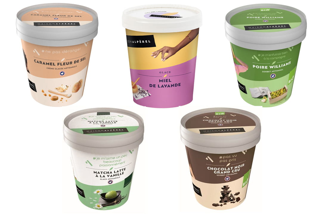 Les glaces bios de la Maison Alpérel