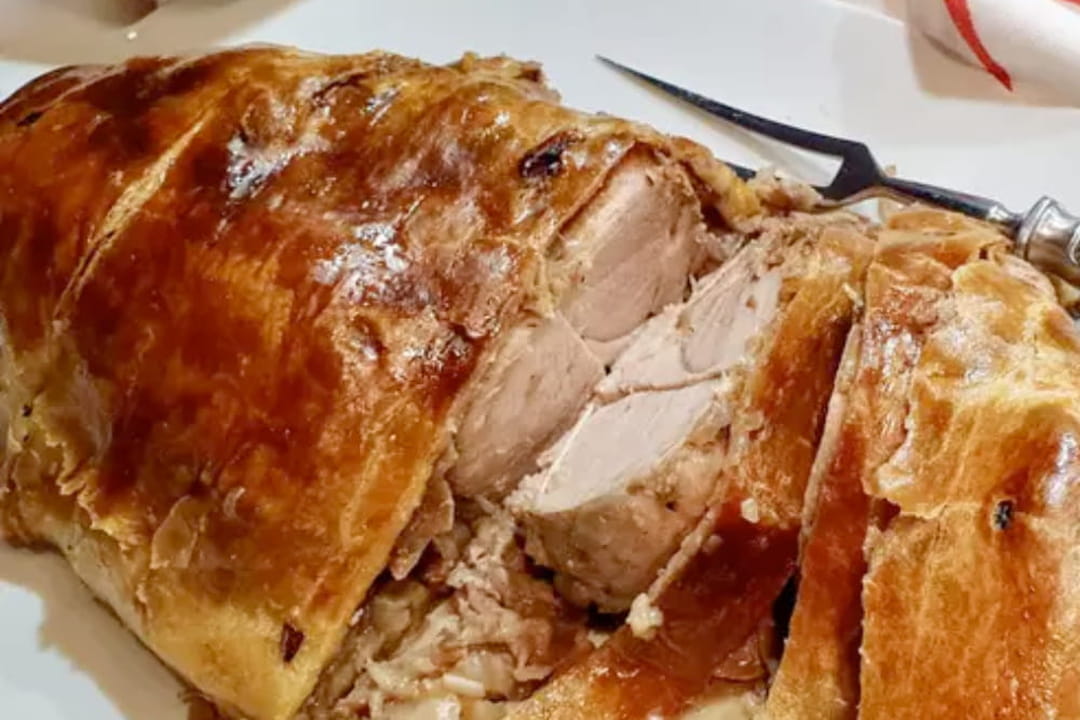 Filet mignon en croûte, sauce porto