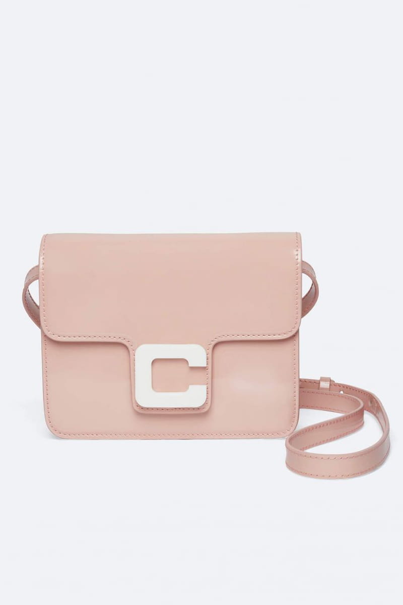 Sac à main en cuir verni