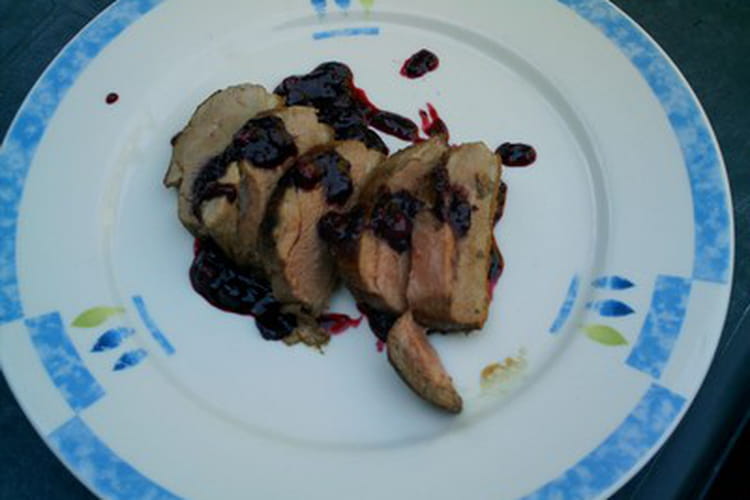 Recette de Magret de canard aux fruits rouges