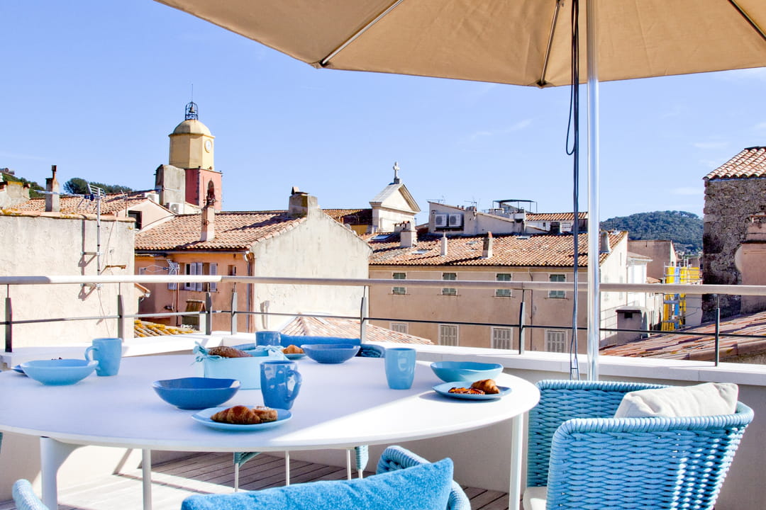 Sur les toits de Saint-Tropez