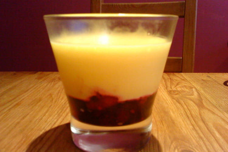 Recette de Délice de fruits rouges au chocolat blanc