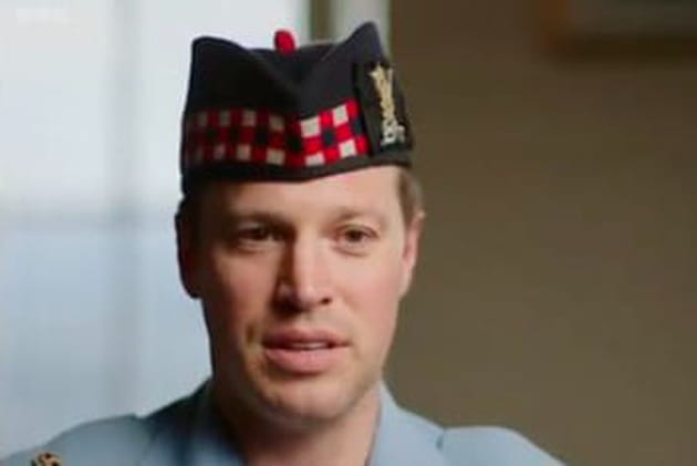 Le major Jonathan Thompson dans un documentaire