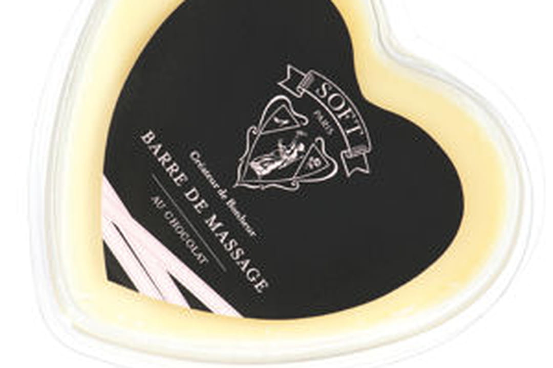 Barre de massage chocolatée de Soft Paris