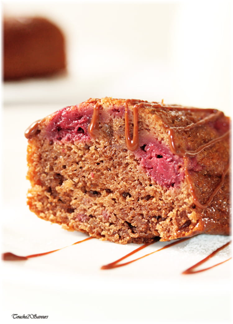 Recette de Moelleux au philadelphia milka et fruits rouges