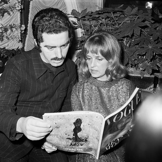 Avec Paco Rabanne, en plein épluchage d'un numéro de Vogue