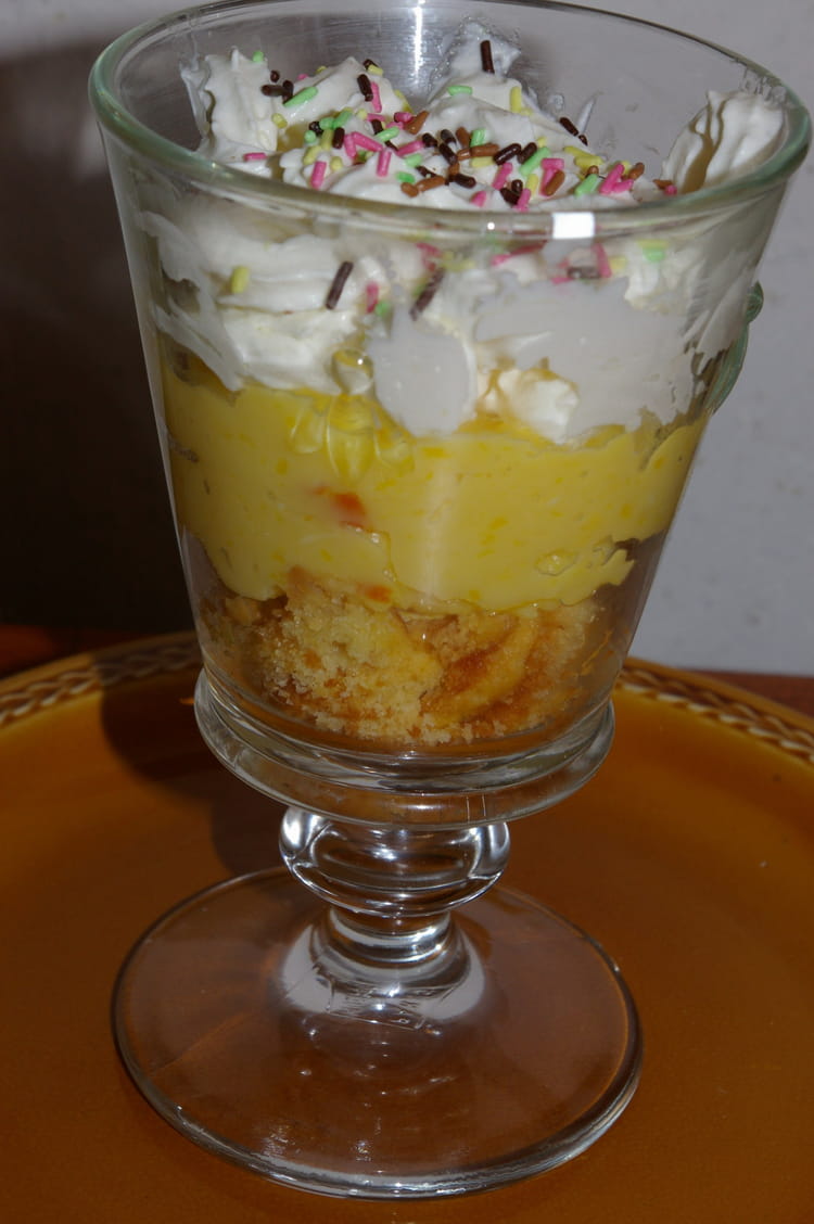 Recette de Verrines à l'orange curd
