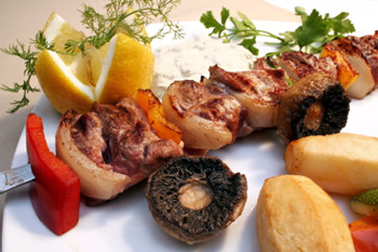 Recette de Brochettes d'agneau