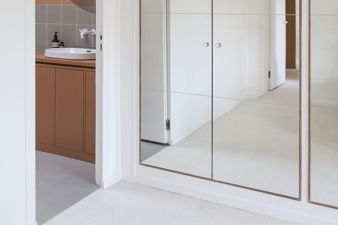 Un dressing miroir du plus bel effet