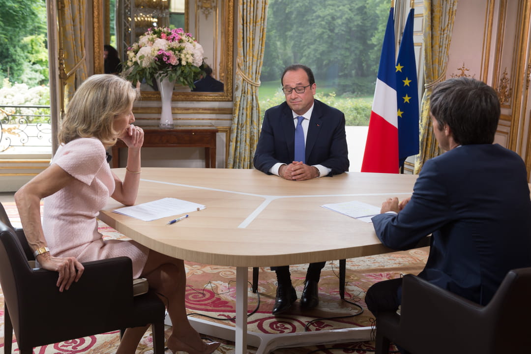 Avec le président François Hollande