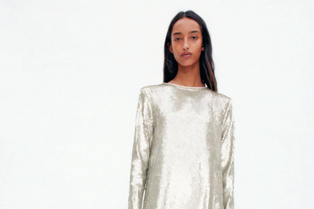 Robe à paillettes de Zara