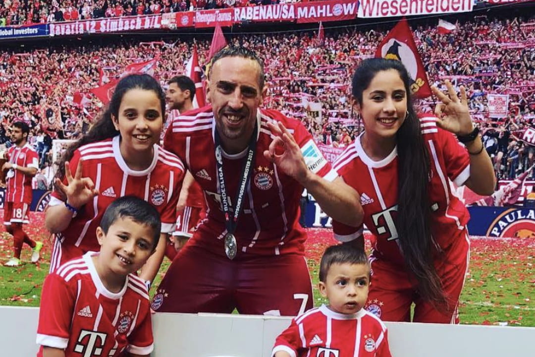 Franck Ribéry, papa de 5 enfants