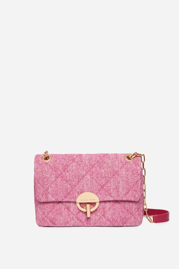 Sac à main rose en coton