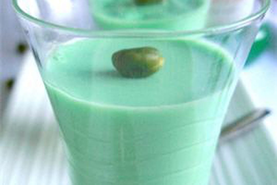 Panna cotta à la pistache