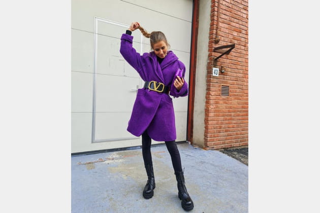 Des looks inspirants en violet