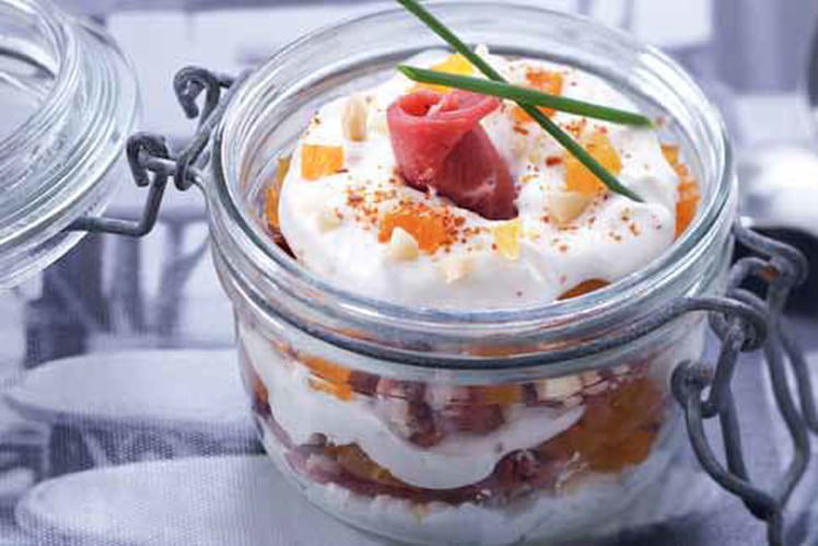 Recette de Verrines de magret de canard et chantilly au piment d’Espelette