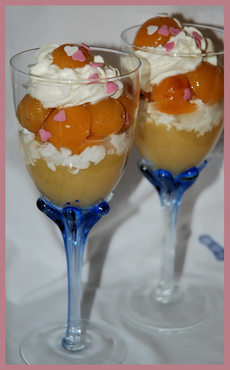 Recette de Verrine pommes-mirabelles