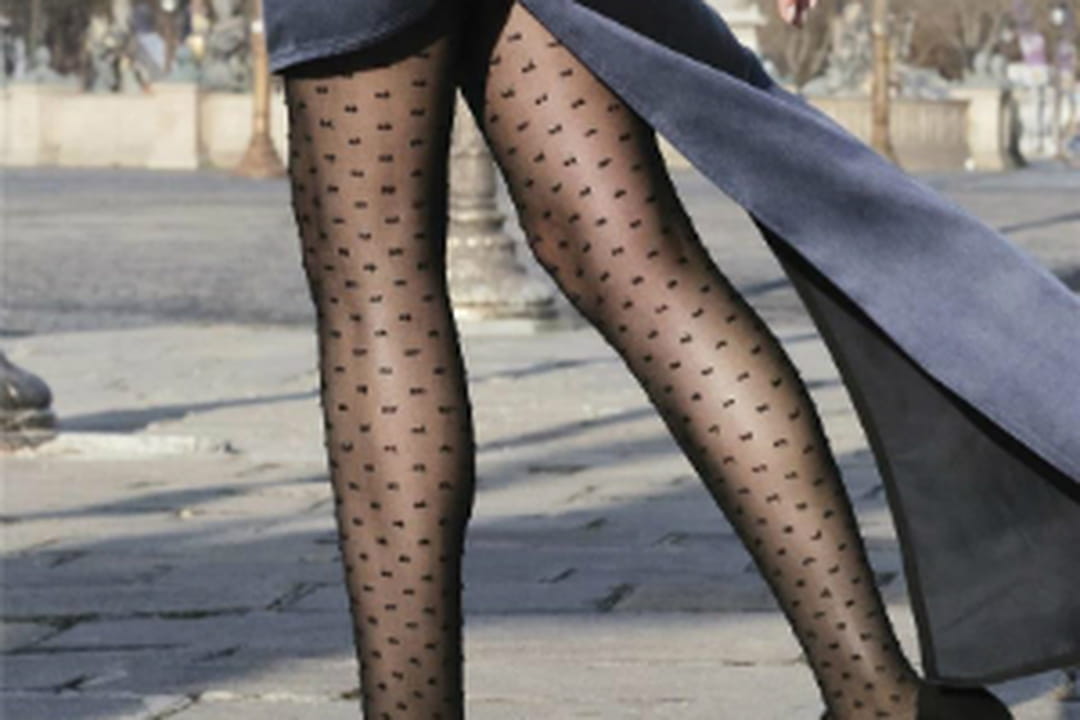 Collant orné de nœuds de Gerbe x Gaspard Yurkievich