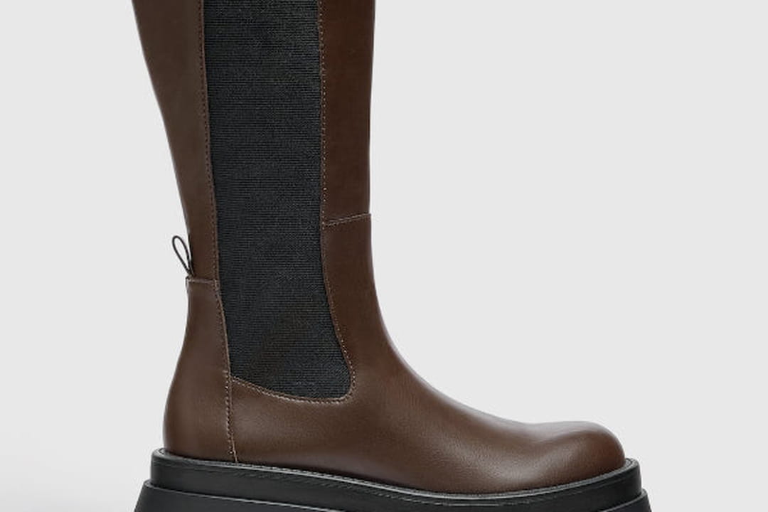 Bottes hautes marron