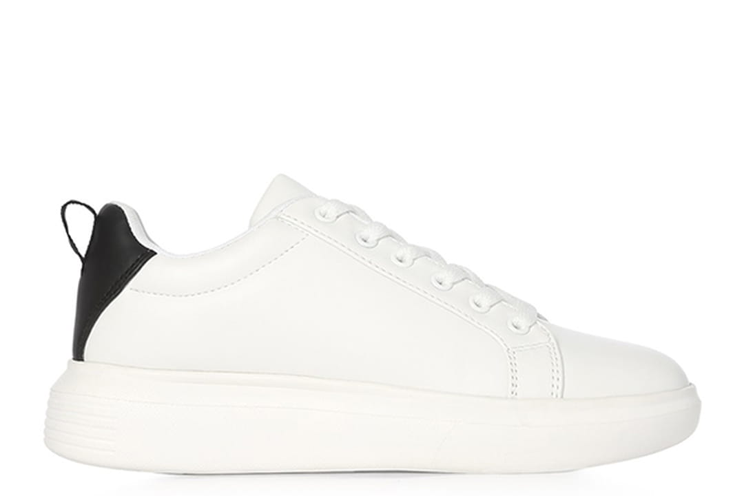 Baskets compensées blanches de Primark