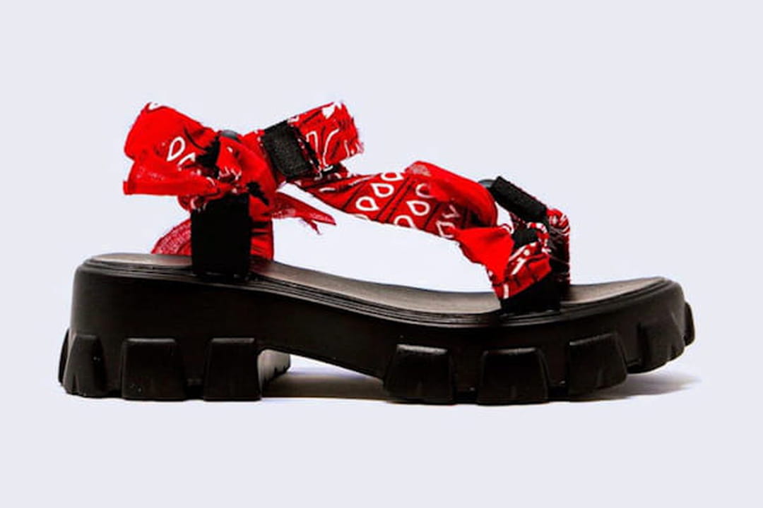 Sandales rouges