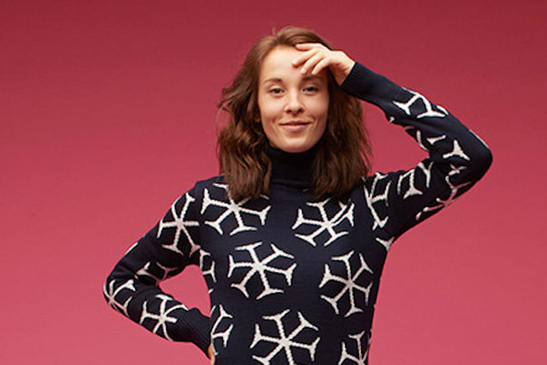 Pull de Noël à col roulé de Henjl