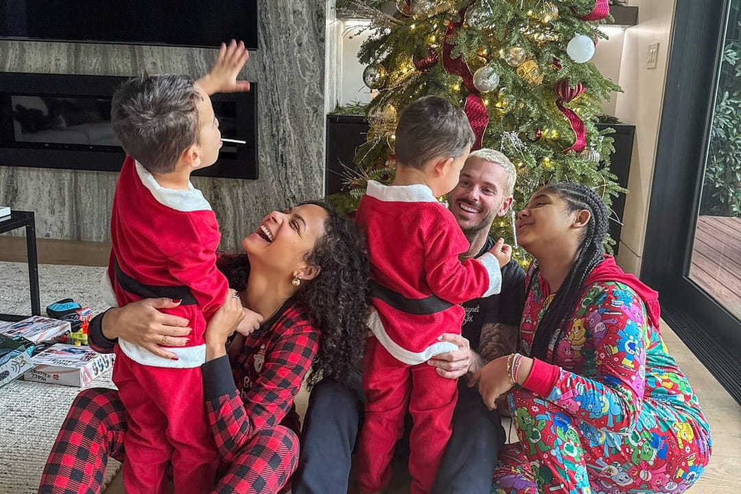 Matt Pokora et sa famille recomposée, réunis pour Noël