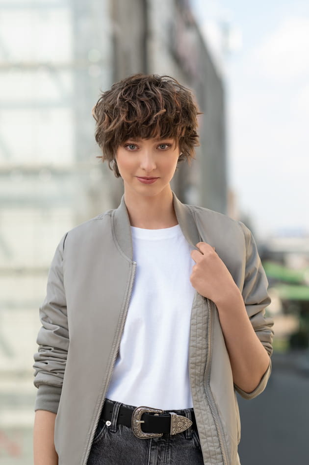 Le bob court soufflé