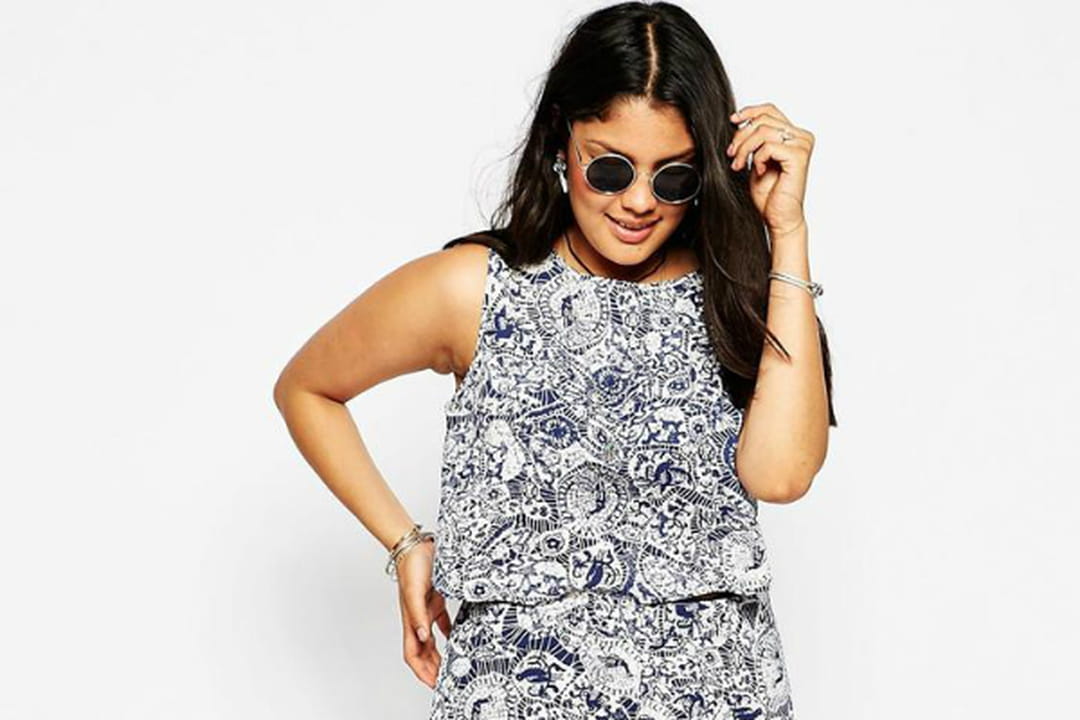 Pantalon imprimé de ASOS Curve