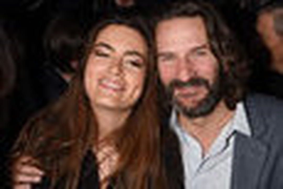 Frédéric Beigbeder et Lara Micheli au défilé Etam