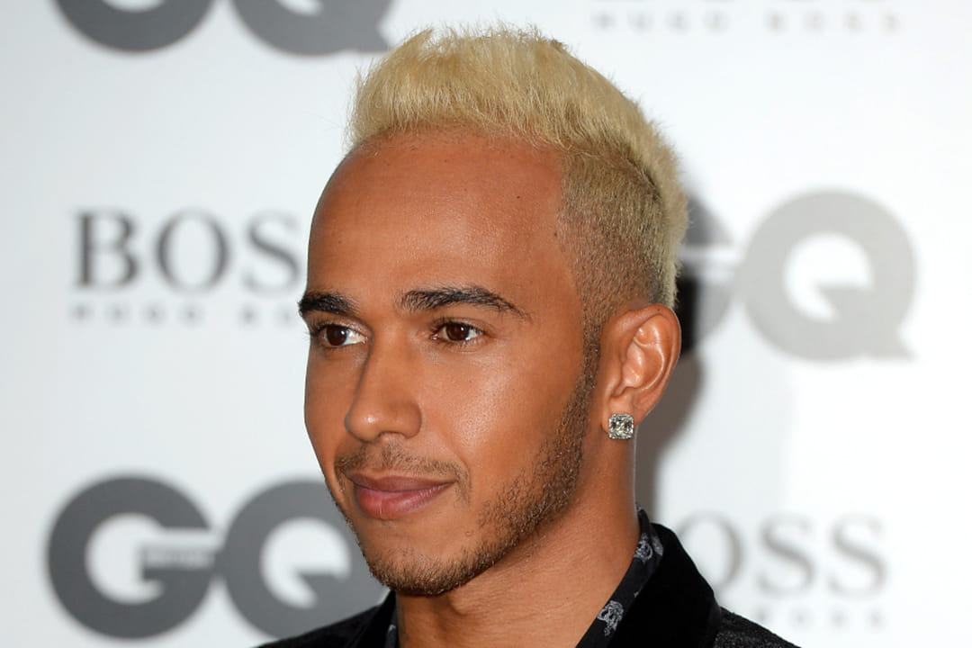 La teinture blonde de Lewis Hamilton