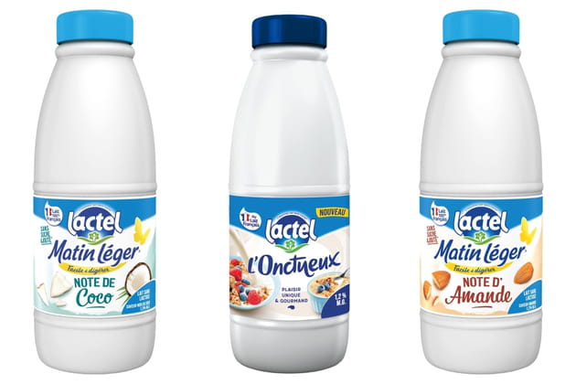 Les nouveaux laits de Lactel