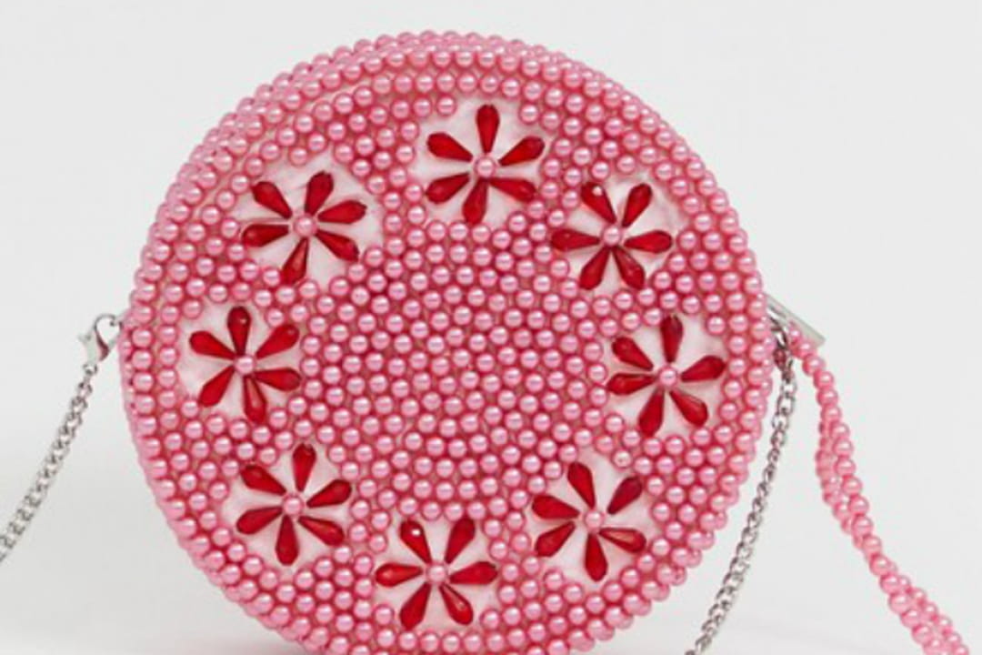 Sac en perles rose de Skinnydip sur Asos