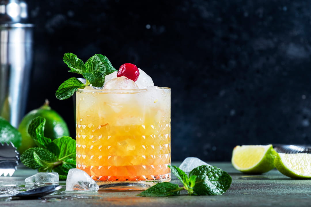 Cocktail Cendrillon à base d'agrumes