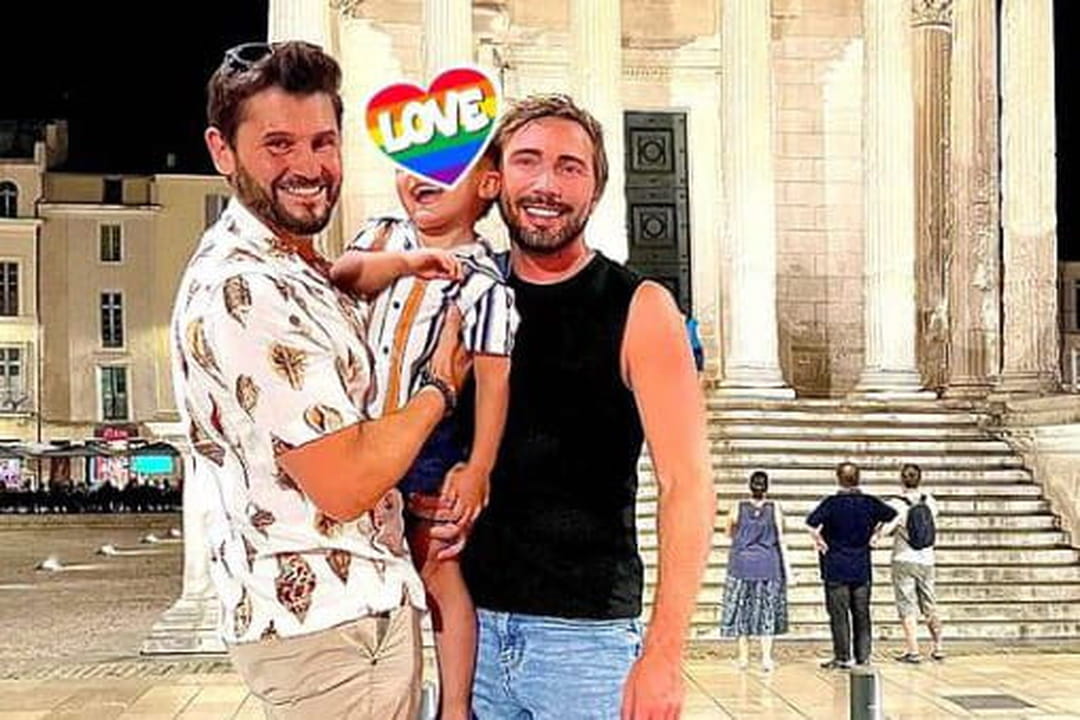 Christophe Beaugrand, Ghislain Gerin et leur fils Valentin : vacances ...