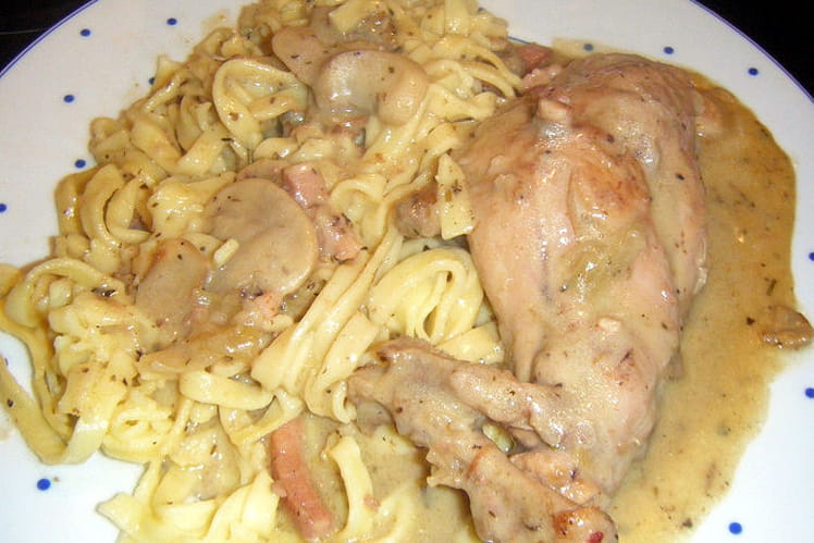 Recette de Lapin au vin blanc : la recette facile