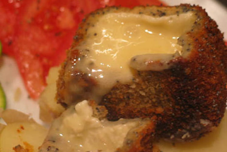 Recette de Camembert pané aux graines de pavot