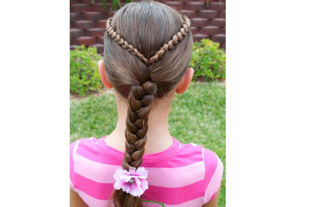 Une natte de princesse