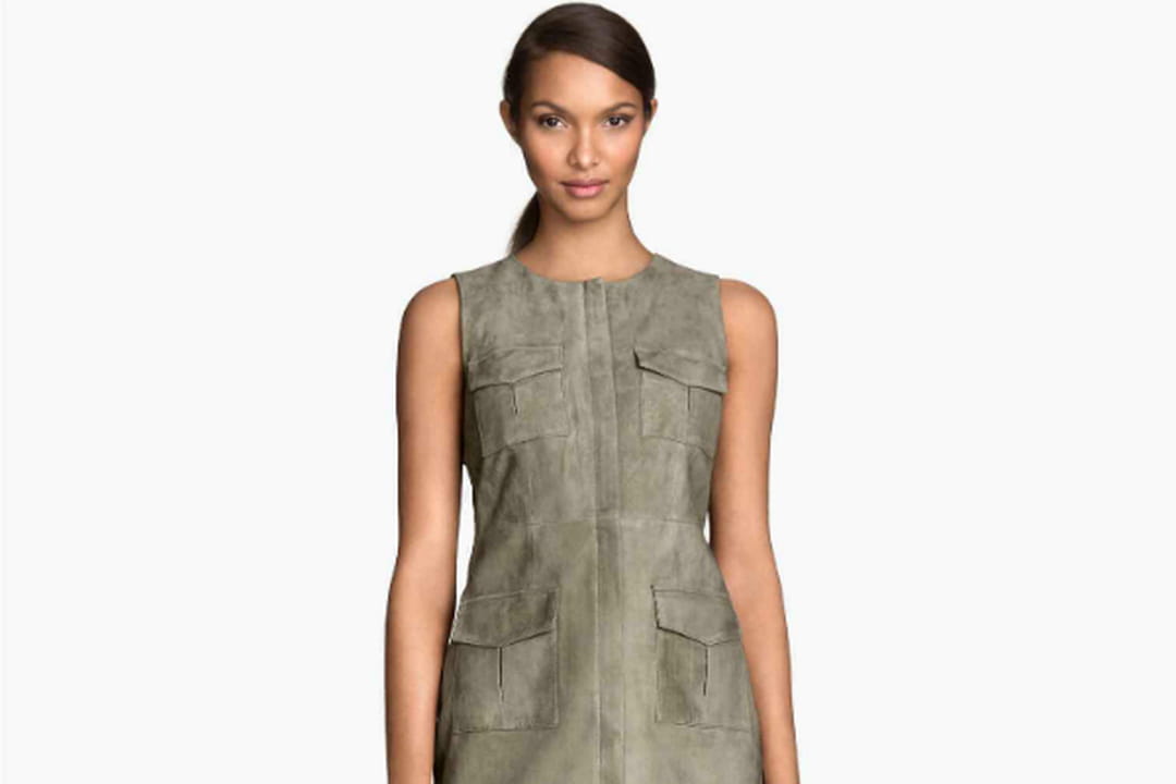 Robe en daim de H&M