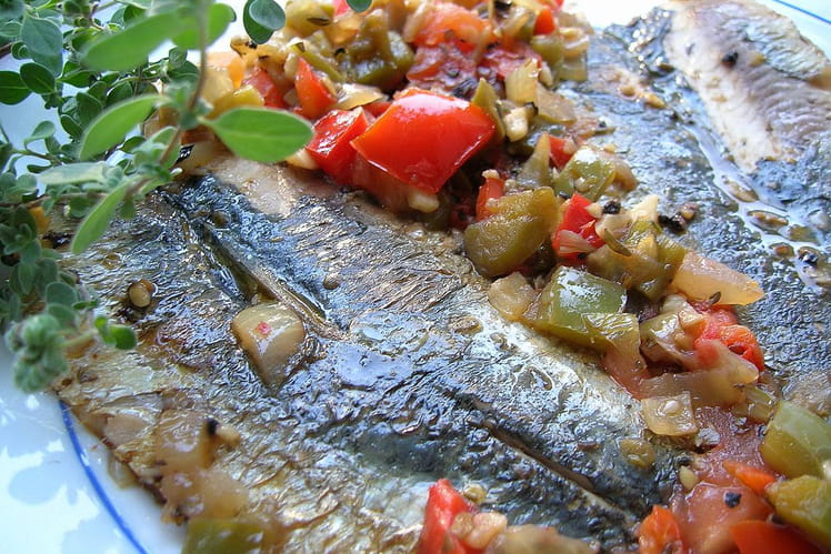 Recette de Filets de sardines en escabèche