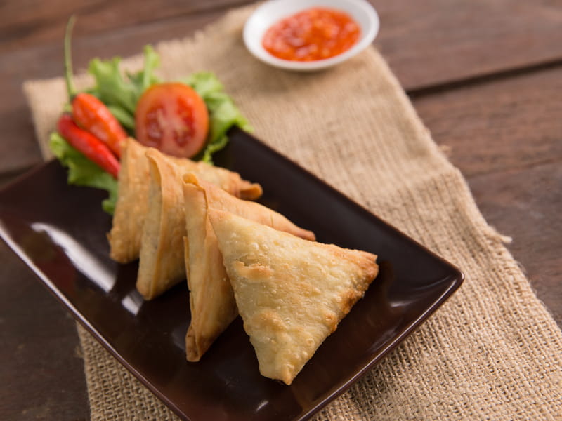 Recette de Samoussas croustillantes au boeuf au Airfryer